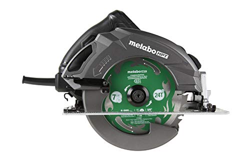 Metabo HPT Circular Saw | 7-1/4-Inch | 15-Amp Motor | 6800 RPM | Electric Brake | Dust Blower | C7BUR