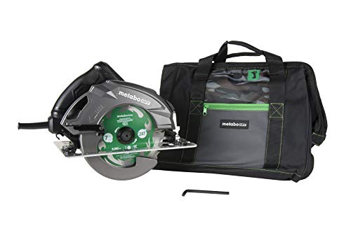 Metabo HPT Circular Saw | 7-1/4-Inch | 15-Amp Motor | 6800 RPM | Electric Brake | Dust Blower | C7BUR