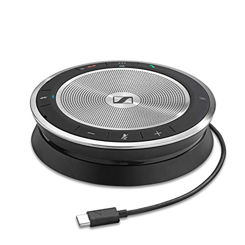 Sennheiser SP 30 (508345) Sound-Enhanced, Wired or Wireless Speakerphone | Desk, Mobile Phone & Softphone or PC Connection | Unified Communications Optimized