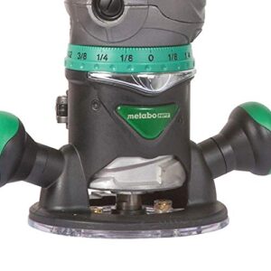 Metabo HPT Router Kit | Fixed/Plunge Base | Variable Speed | 11 Amp Motor | 2-1/4 Peak HP | KM12VC