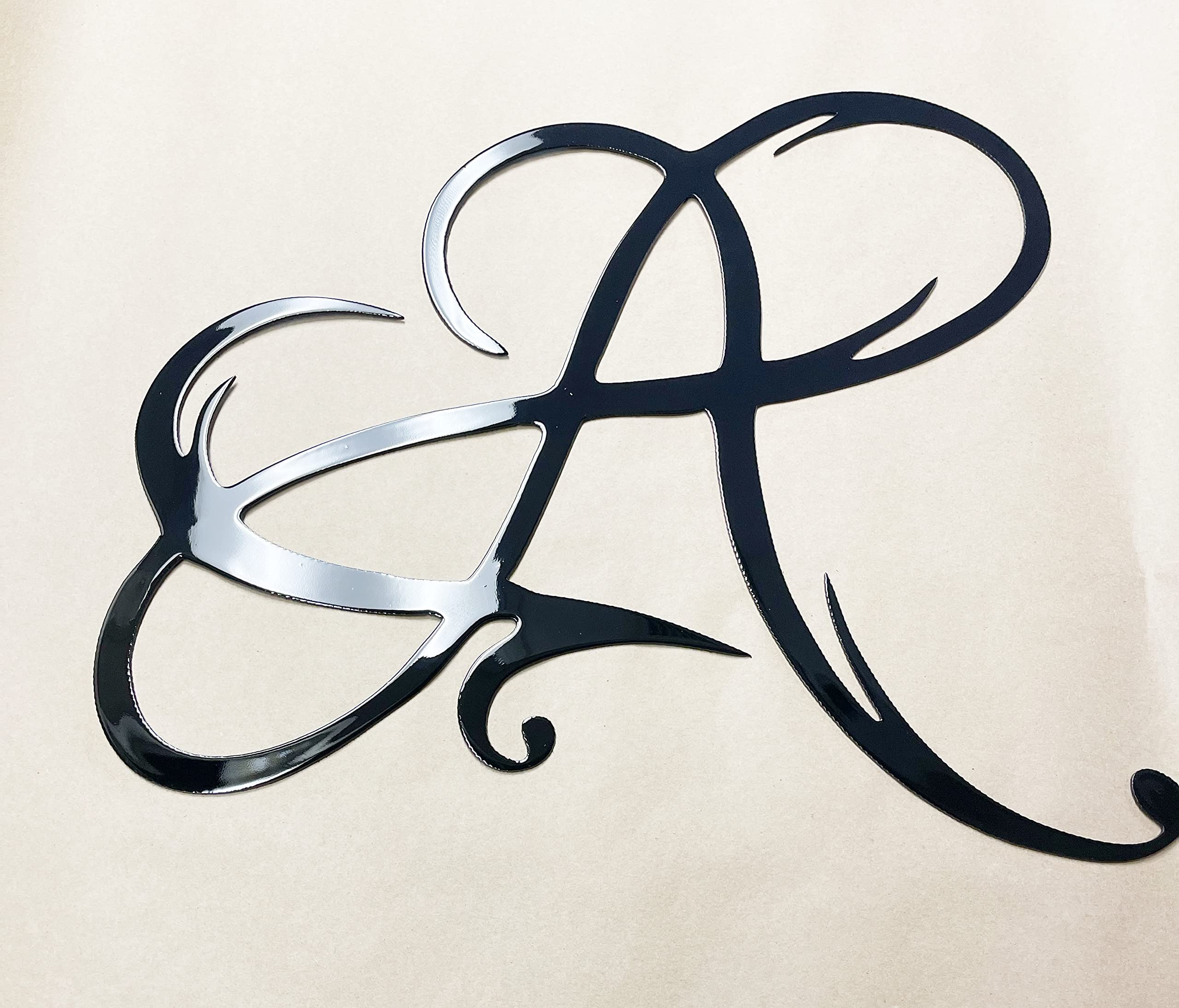 Infinity Heart Metal Wall Art -Always & Forever Infinity