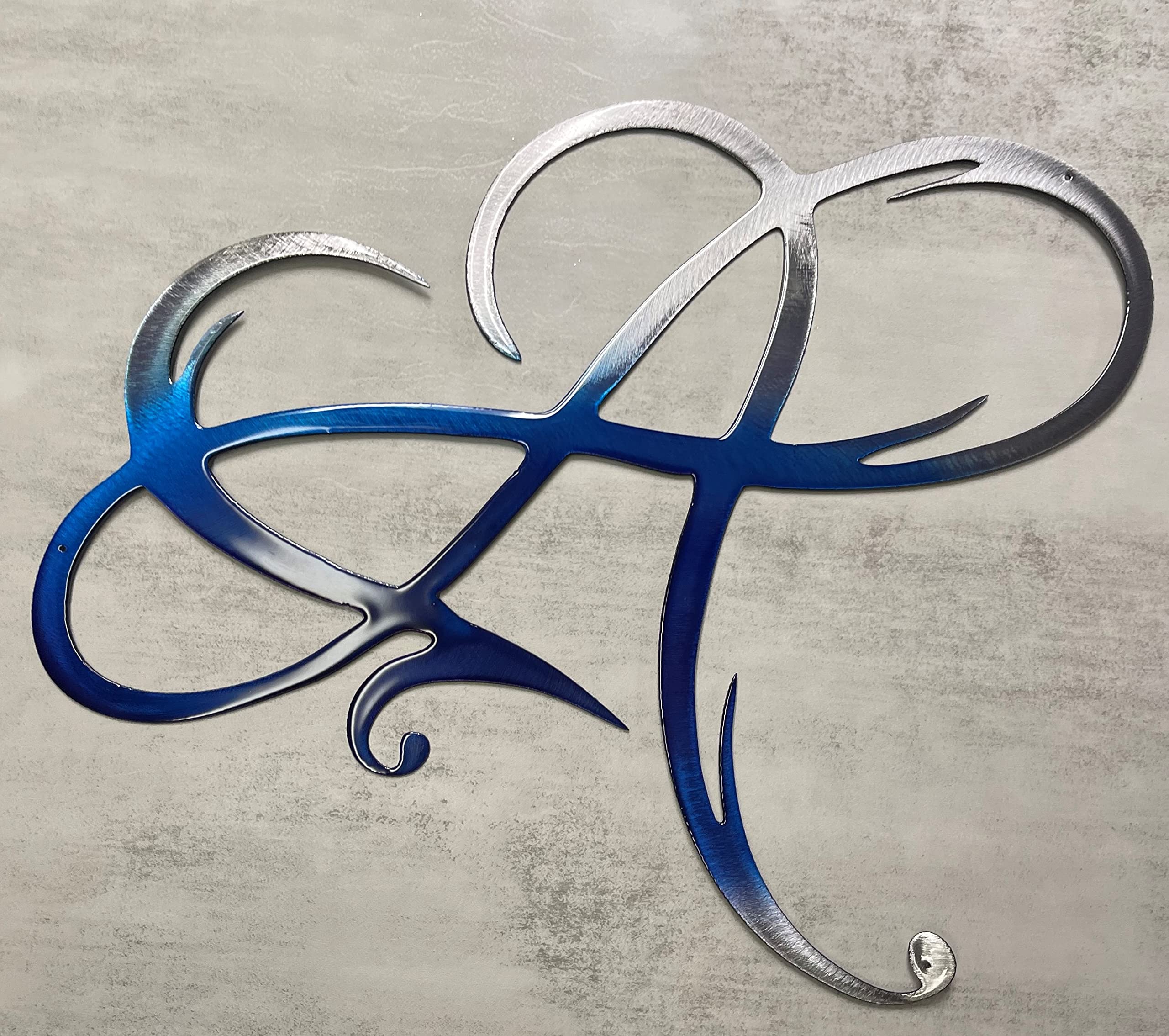 Infinity Heart Metal Wall Art -Always & Forever Infinity