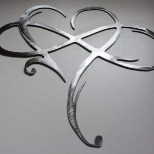 Infinity Heart Metal Wall Art -Always & Forever Infinity