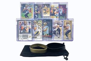 drew brees football cards assorted (10) bundle - new orleans saints trading cards