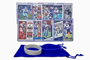 ezekiel elliott football cards (10) - dallas cowboys or ohio state buckeyes trading card gift bundle