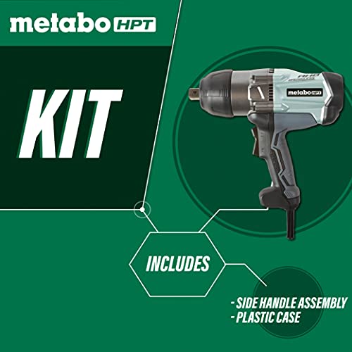 Metabo HPT Impact Wrench, Corded, AC Brushless Motor, 3/4" Square Drive, Aluminum Housing Body (WR22SE)