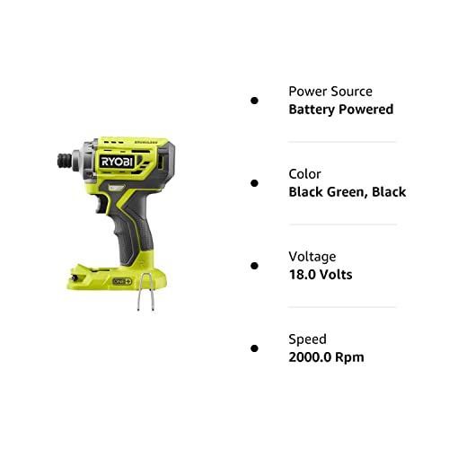 Ryobi P239 18V One+ Brushless Lithium-Ion Impact Driver (Bare Tool Only)(Bulk Packaged)