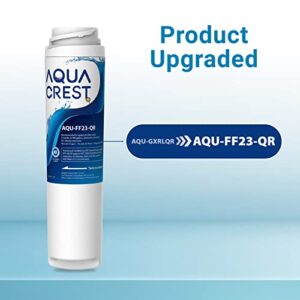 AQUACREST GXRLQR Under Sink Inline Water Filter, NSF 42 Certified, Replacement for GE SmartWater Twist and Lock In-Line GXRLQR Water Filter (Pack of 1)