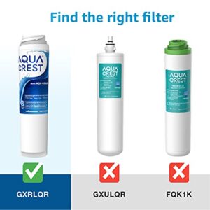 AQUACREST GXRLQR Under Sink Inline Water Filter, NSF 42 Certified, Replacement for GE SmartWater Twist and Lock In-Line GXRLQR Water Filter (Pack of 1)