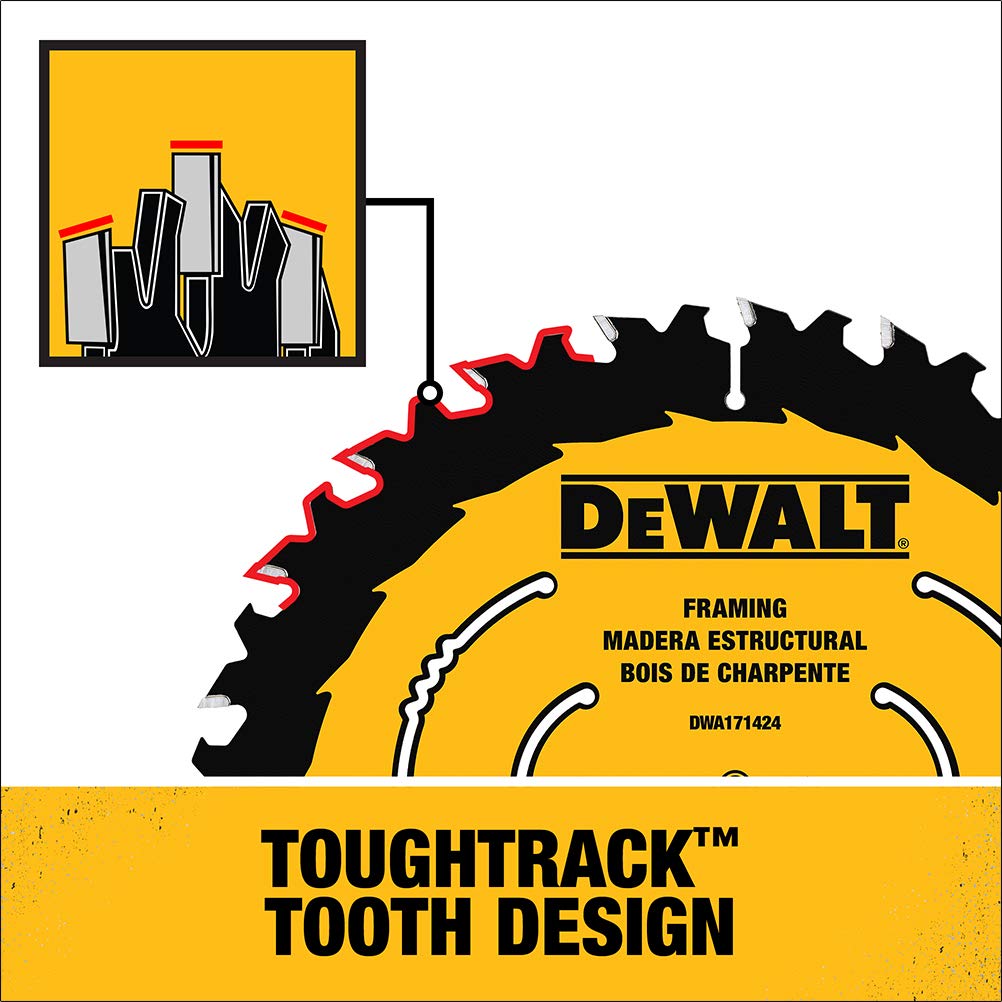 DEWALT Circular Saw Blade, 8 1/4 Inch, 24 Tooth, Framing & Ripping (DWA181424)