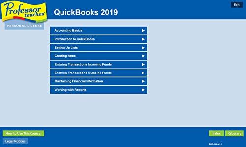 Individual Software Professor Teaches QuickBooks 2019