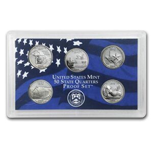 2004 S U.S. Mint Proof State Quarter Set - 5 Coins - OGP Original Government Packaging Superb Gem Uncirculated