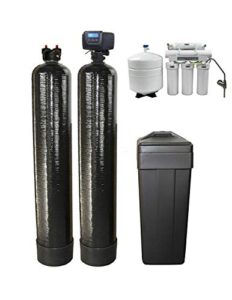 fleck 5600sxt metered softener upflow 1.5 cubic ft carbon filter reverse osmosis