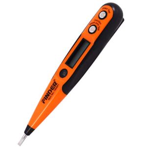 Finder Digital Voltage Tester Pen 12V-220V DC & AC Voltage Detector Intelligent Induction Electroprobe for Home Appliance Repairing and Detection