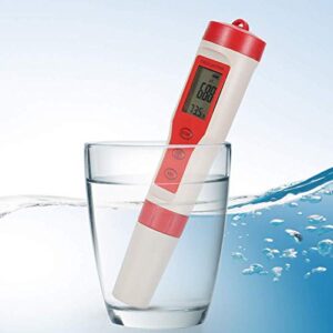 Water PH Tester 4 in 1 Function pH TDS EC Temp Digital Water Quality Tester Monitor Meter Test Pen