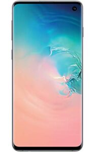 samsung galaxy s10, 128gb, prism white - unlocked (renewed)