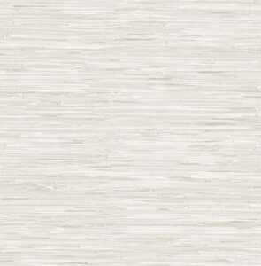 nuwallpaper nus2875 cream grassweave peel & stick wallpaper, neutral