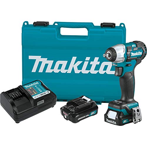 Makita WT05R1 12V max CXT® Lithium-Ion Brushless Cordless 3/8" Sq. Drive Impact Wrench Kit (2.0Ah)