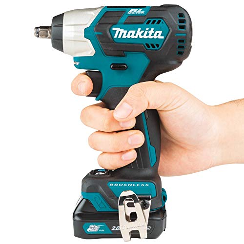 Makita WT05R1 12V max CXT® Lithium-Ion Brushless Cordless 3/8" Sq. Drive Impact Wrench Kit (2.0Ah)