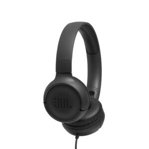 jbl tune 500 - wired on-ear headphones - black