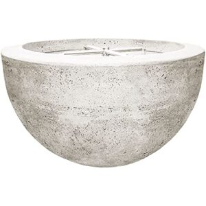 prism hardscapes moderno 3 fire bowl in natural - ng