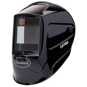 eastwood large view auto darkening welding helmet mask adjustable headband comfortable - l6700