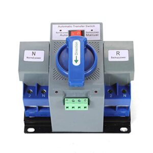 110v dual power automatic transfer switch dual power generator changeover switch 50hz/60hz (2p 63a blue)