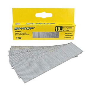 bhtop f32 1 1/4" 18 guage galvanized brad nails (1000-pack)