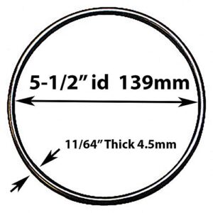 Kinetic Wares 151122 Oring Compatible with Big Blue, Pentek Pentair O-Ring OEM Size 6 Pcs w/Dow Molykote 111 O-Ring Lubricant and Scratch Free O-Ring Pick