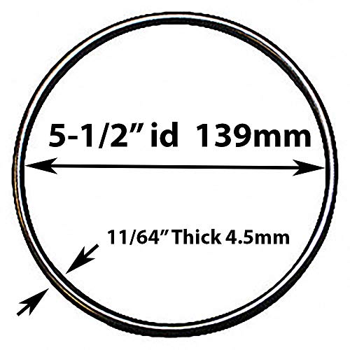 Kinetic Wares 151122 Oring Compatible with Big Blue, Pentek Pentair O-Ring OEM Size 6 Pcs w/Dow Molykote 111 O-Ring Lubricant and Scratch Free O-Ring Pick