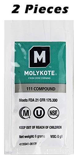 Kinetic Wares 151122 Oring Compatible with Big Blue, Pentek Pentair O-Ring OEM Size 6 Pcs w/Dow Molykote 111 O-Ring Lubricant and Scratch Free O-Ring Pick