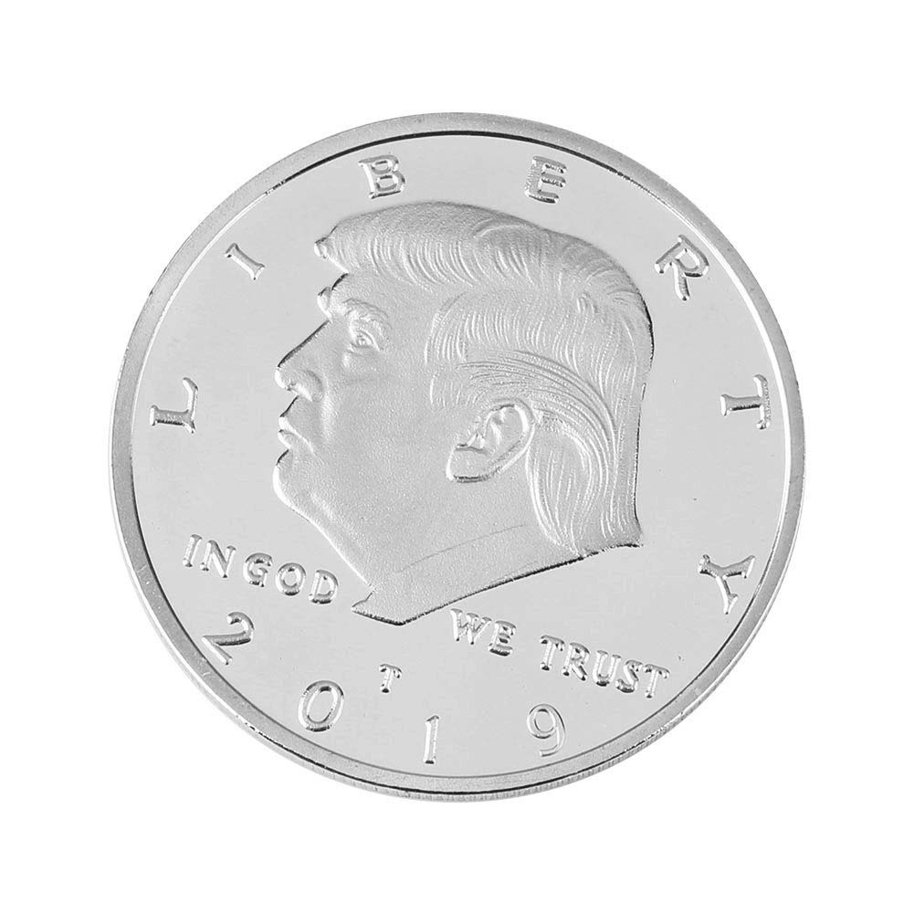 Donald Trump Coin, 2019 Silver Plated Collectable Coin, 45th President - 20 Pack