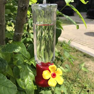 VIMOA Mini Hummingbird Feeder 4 Pack Small Hummingbird Feeders for Outdoor 2.3oz