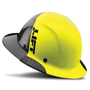 dax carbon fiber full brim 50-50 (yellow/black)