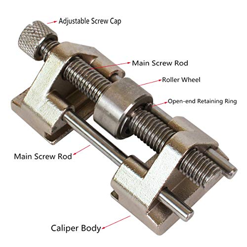 Baitaihem Stainless Steel Honing Guide, Fits Planer Width 1.4" To 3.1", Chisel Blades Width 0.35" To 2.1"