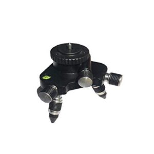 Mountlaser 360-Degree Rotating Base Laser Level Adapter, for Line Laser Level Tripod Connector, with Standard 5/8" Threaded Mount Laser Base