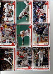 2019 topps baseball cards series one team set boston red sox