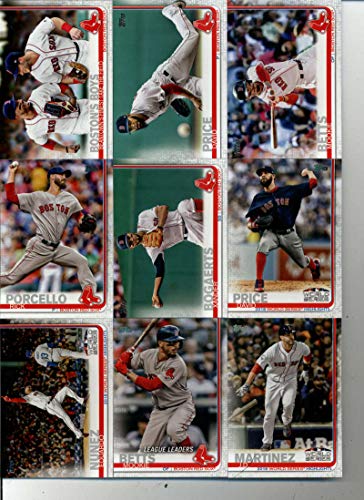 2019 Topps Baseball Cards Series One Team Set Boston Red Sox