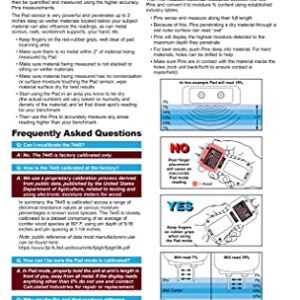 Calculated Industries 7445 AccuMASTER Duo Pro Pin & Pinless Moisture Meter Detects Hidden Leaks and Moisture | Combo Non-invasive Pad + Pin Sensors | for Restoration Contractors, Woodworkers, DIYs