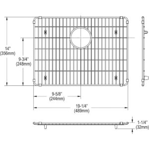 Elkay EBG1914 Stainless Steel Bottom Grid