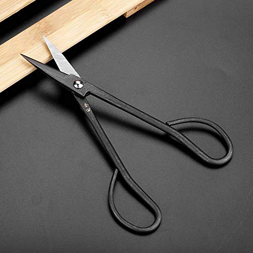 Atyhao 190mm Stainless Steel Garden Bonsai Scissors Shear Root Branch Trimming Pruning Tools