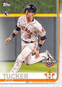 2019 topps opening day #18 kyle tucker houston astros rookie baseball card