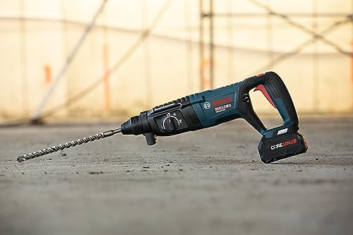 BOSCH GBH18V-26DK24 18V EC Brushless SDS-plus® Bulldog™ 1 In. Rotary Hammer Kit with (2) CORE18V® 8 Ah High Power Batteries