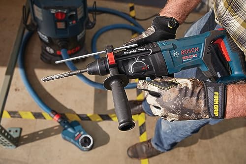 BOSCH GBH18V-26DK24 18V EC Brushless SDS-plus® Bulldog™ 1 In. Rotary Hammer Kit with (2) CORE18V® 8 Ah High Power Batteries