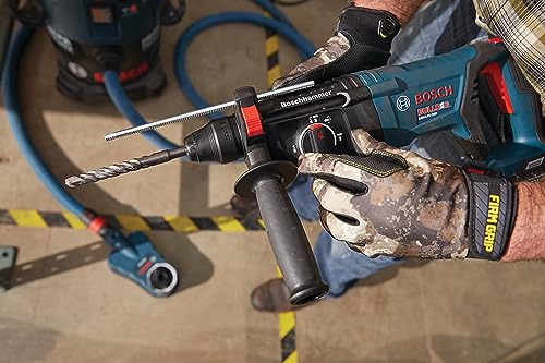 BOSCH GBH18V-26DK24 18V EC Brushless SDS-plus® Bulldog™ 1 In. Rotary Hammer Kit with (2) CORE18V® 8 Ah High Power Batteries