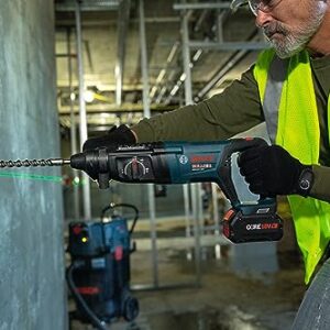 BOSCH GBH18V-26DK24 18V EC Brushless SDS-plus® Bulldog™ 1 In. Rotary Hammer Kit with (2) CORE18V® 8 Ah High Power Batteries