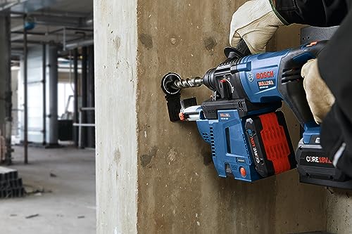 BOSCH GBH18V-26DK24 18V EC Brushless SDS-plus® Bulldog™ 1 In. Rotary Hammer Kit with (2) CORE18V® 8 Ah High Power Batteries