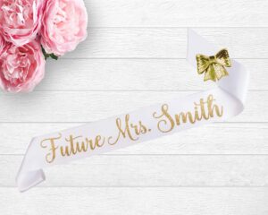 future mrs. bridal shower sash