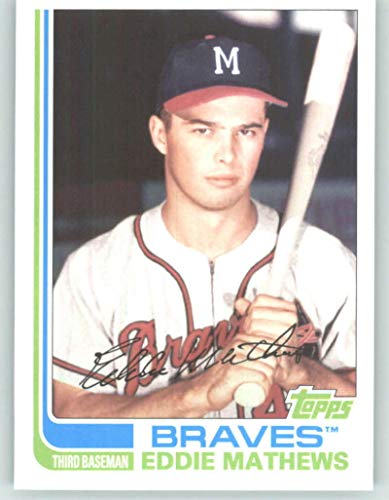 2013 Topps Archives #69 Eddie Mathews Braves MLB Baseball Card NM-MT