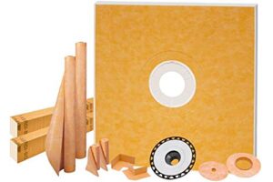 schluter kerdi shower kit 72" x 72", abs flange